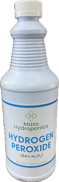 34% Hydrogen Peroxide (H2O2) – MASS Hydroponics